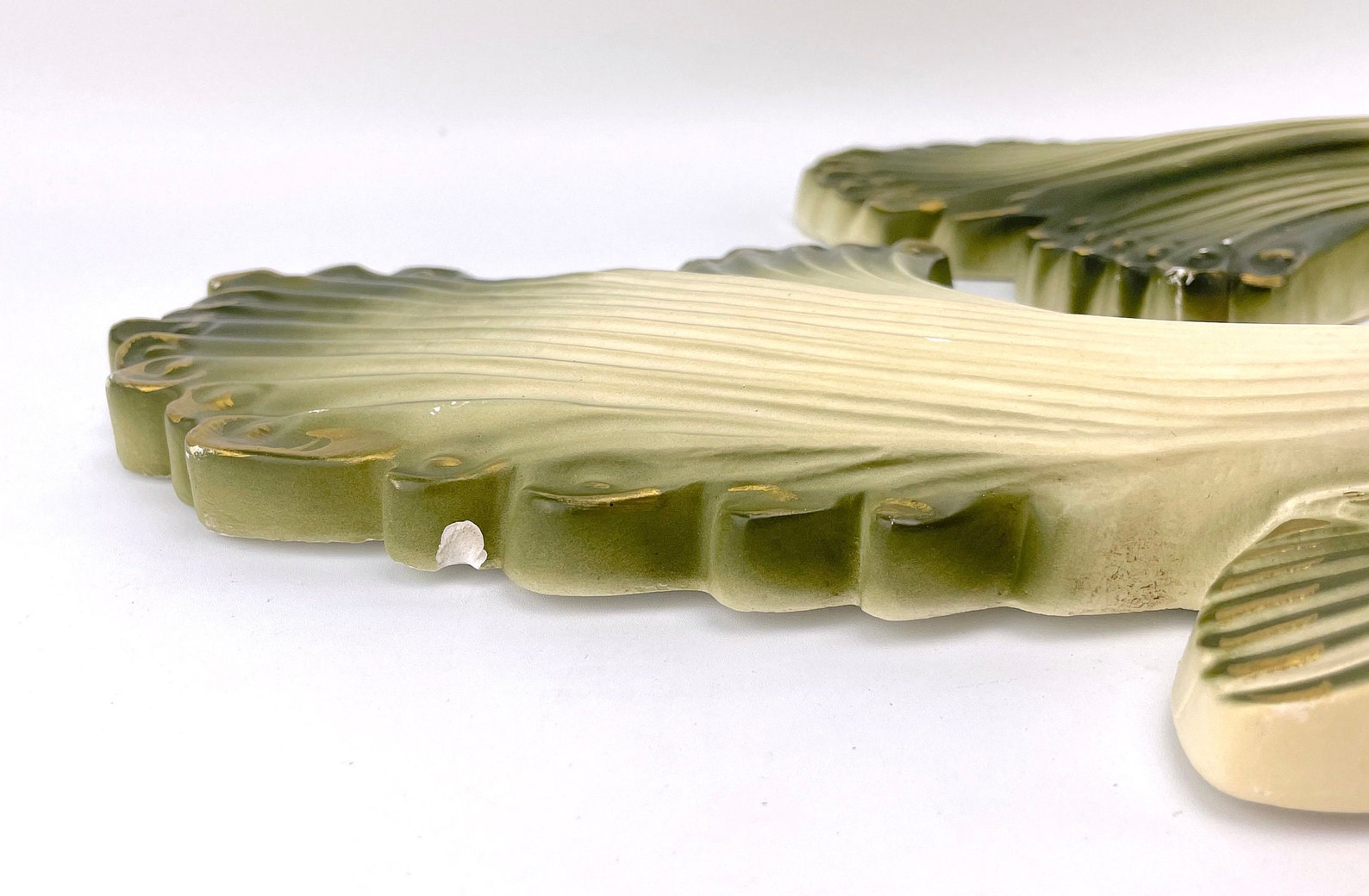 Vintage Chalkware Birds of Paradise / Peacock Chalkware by - Etsy
