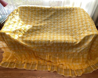 Yellow Twin Bedspread - Etsy