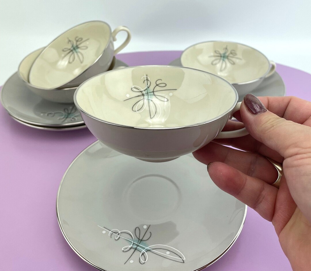 Vintage 50s Franciscan Cup and Saucer Set, 1950s Encore Franciscan Fine ...