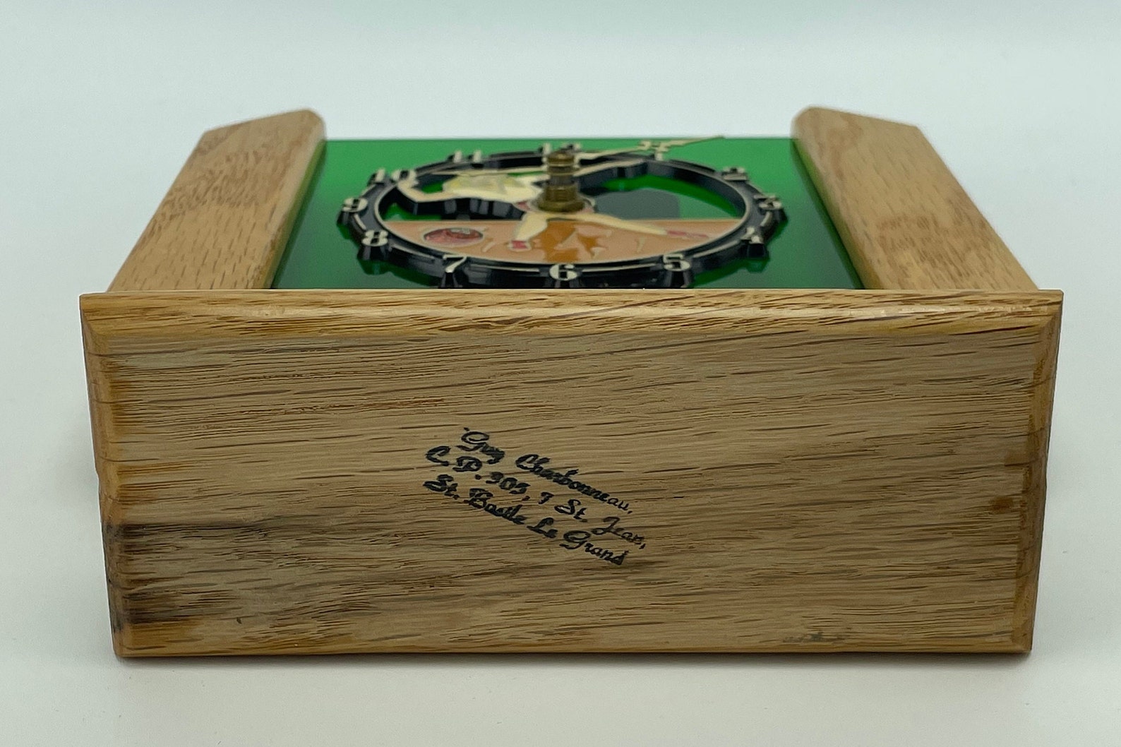 Bowling Clock Vintage 80s Bowling Clock on Plexiglass and - Etsy