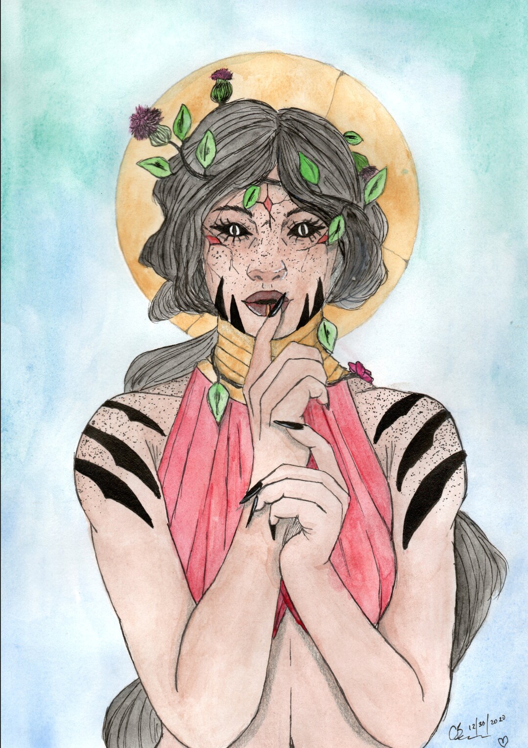 Original Piece Plant Goddess - Etsy