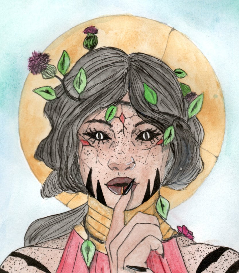 Original Piece Plant Goddess - Etsy