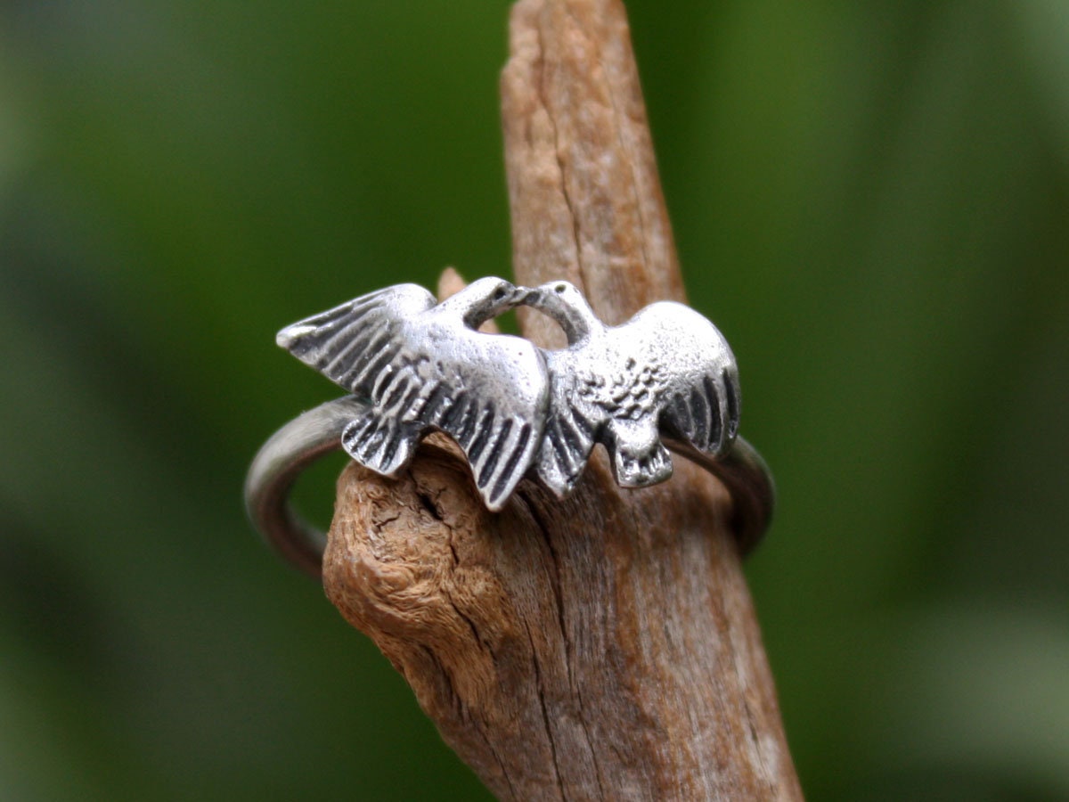 Two Birds In Love Flying