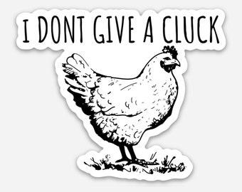 I Don't Give a Cluck SVG - Etsy