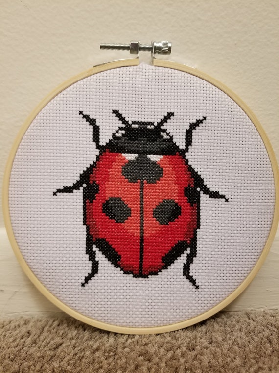Ladybug Cross Stitch Pattern PDF Instant Download | Etsy