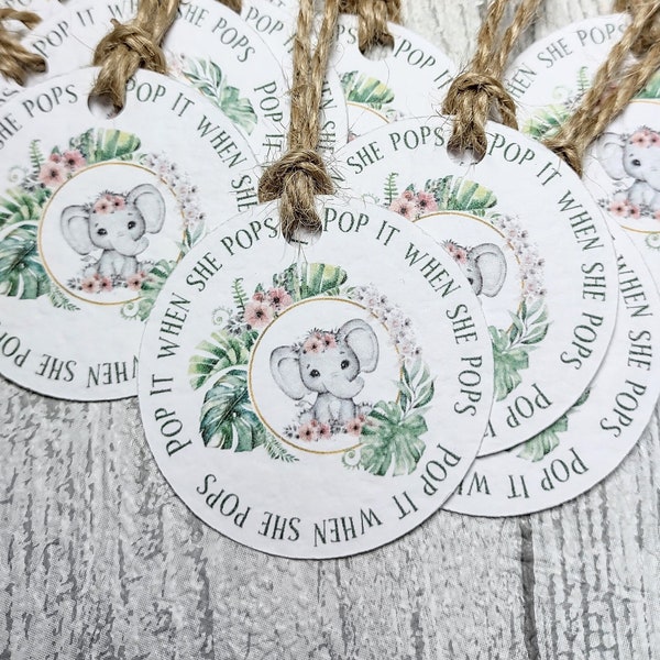 Pop When She Pops Labels - Etsy