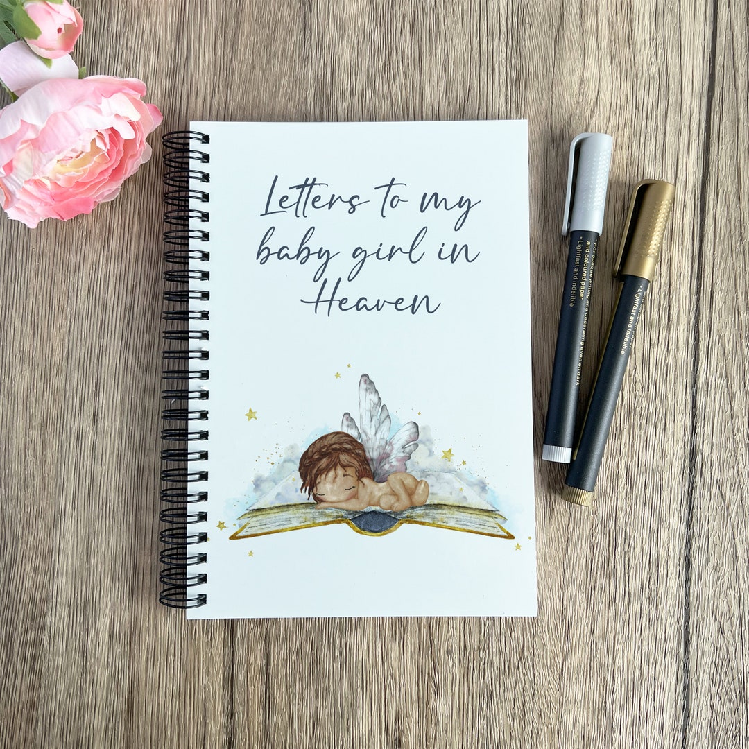 Memorial Notebook, Baby Loss Journal, Keepsake Book, Baby Boy, Baby ...