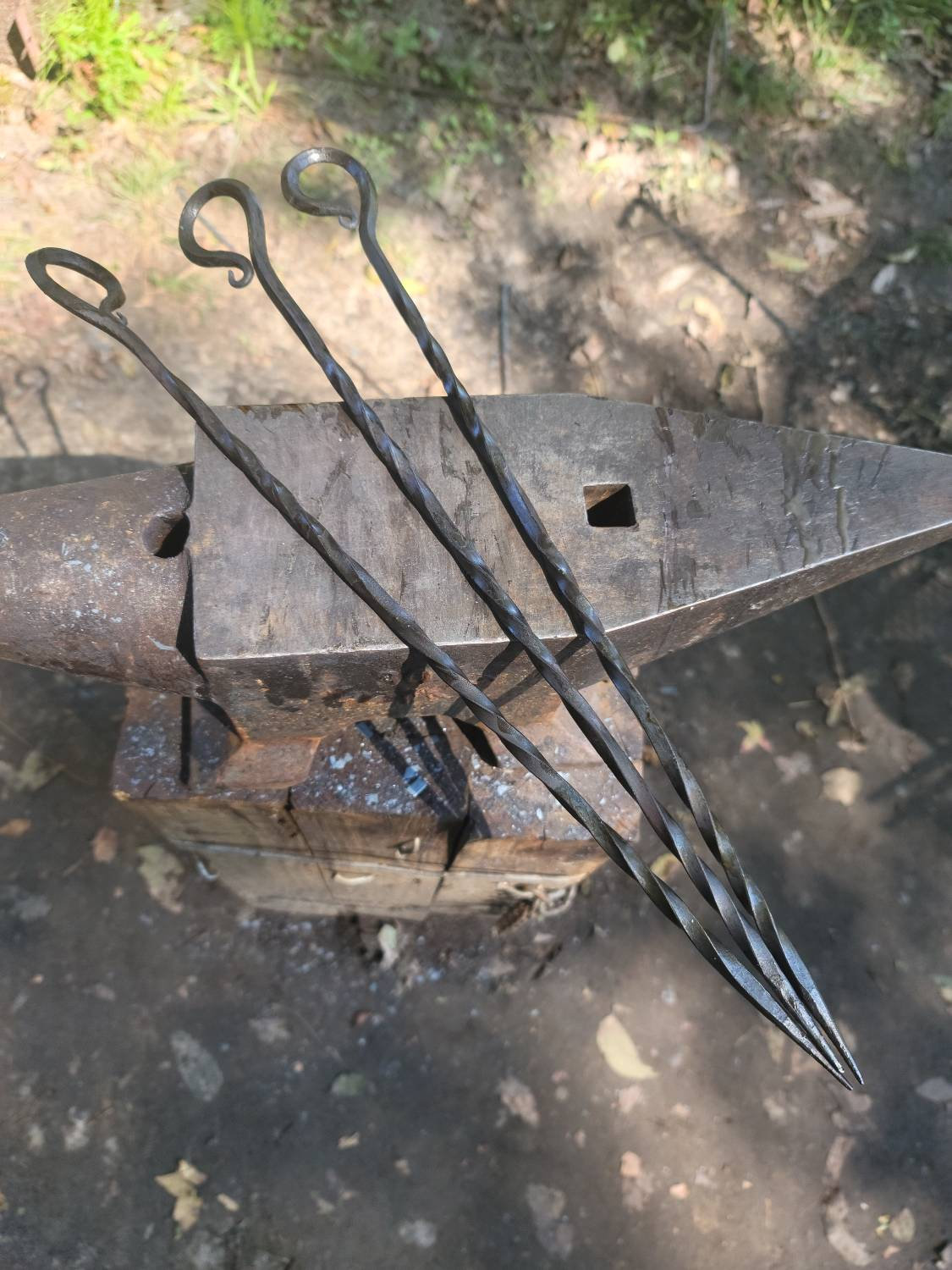 Handforged Meat Skewers - Etsy