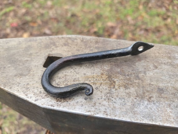 Hand Forged Spade Hook | Etsy