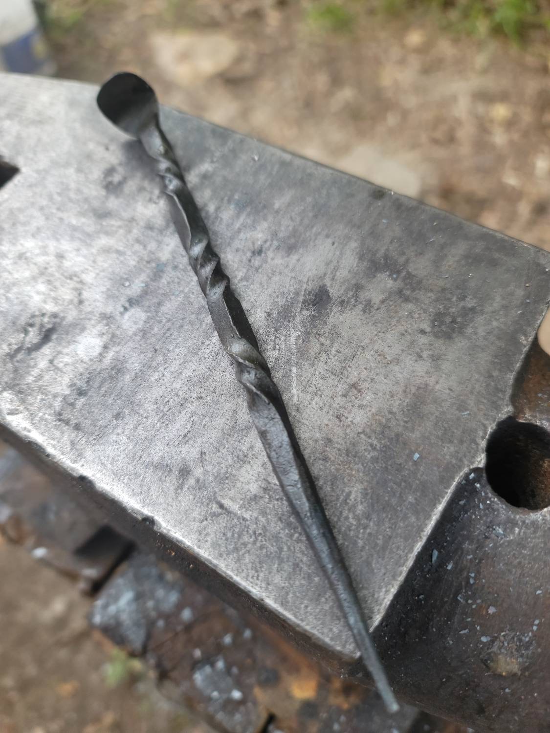 Handforged 2in1 Pipe Pick with Tobacco Presser — Redbeard's Forge