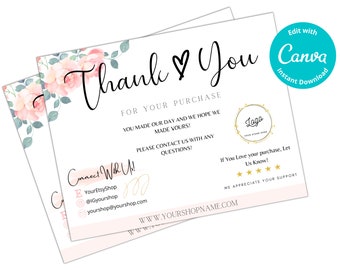 Poshmark Thank You Card - Etsy