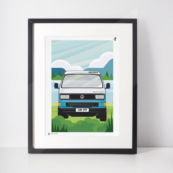 Vw T3 Poster - Etsy UK