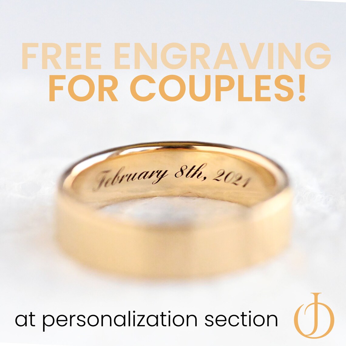 His and Hers Wedding Rings Set Wedding Band Silver Wedding - Etsy