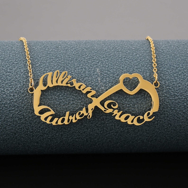 Multiple Personalized Name Necklace Customized Your Name - Etsy