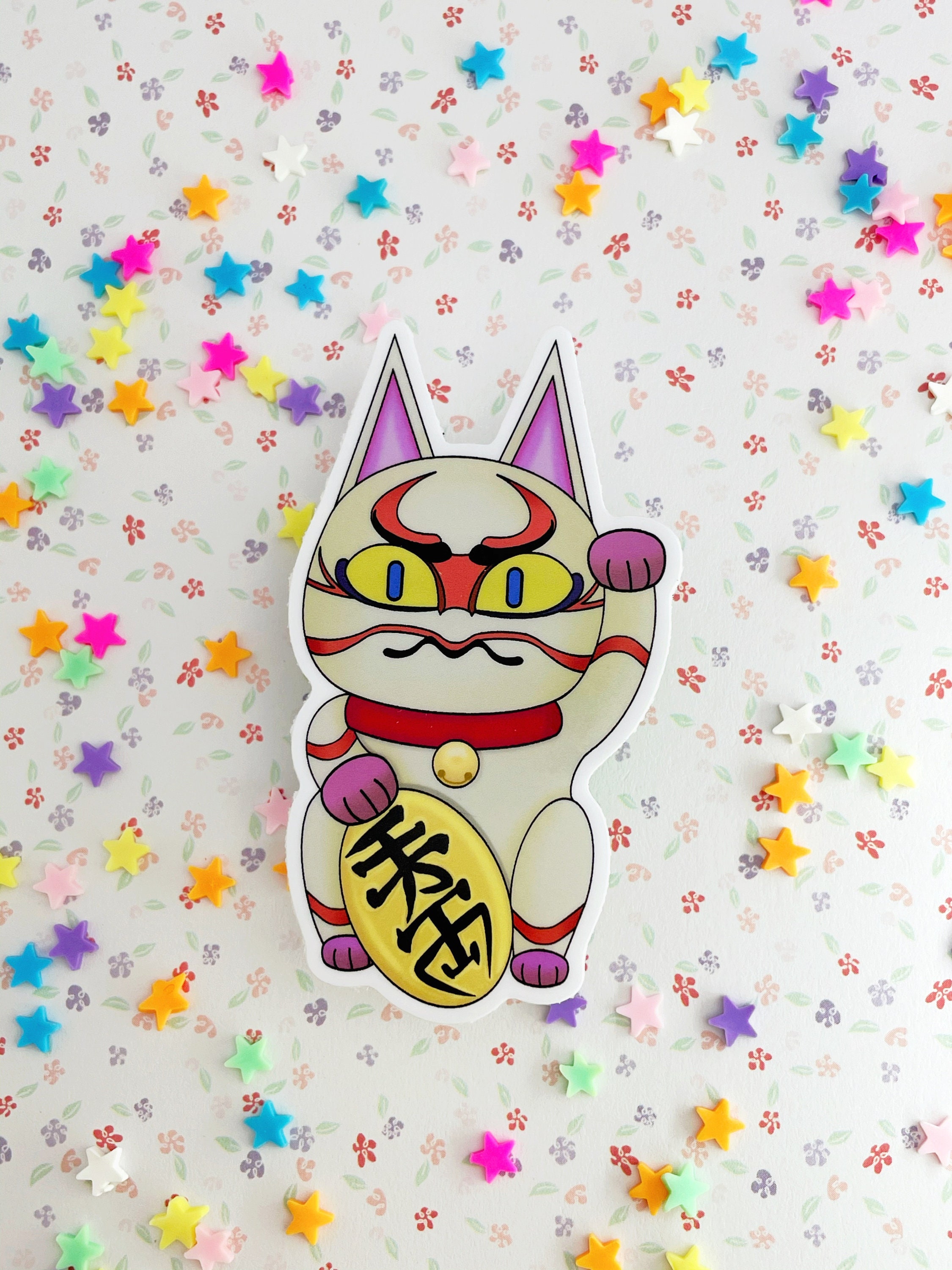 Kabuki Villager Sticker Animal Crossing WATERPROOF Vinyl - Etsy UK