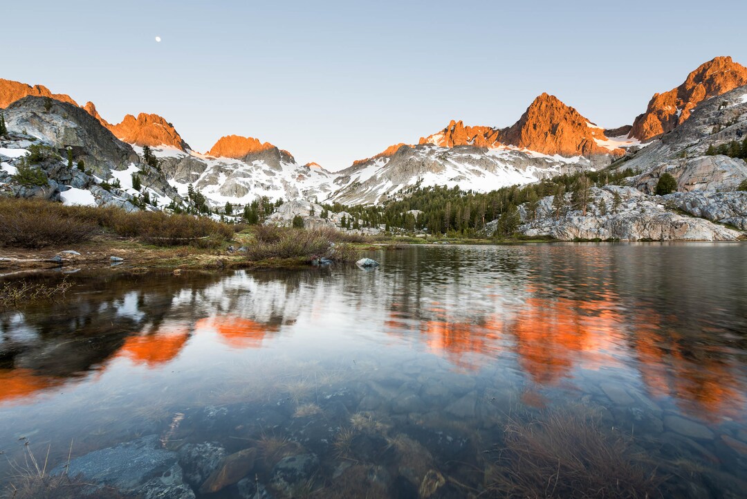 Ediza Lake Sunrise Print: Ansel Adams Wilderness Fine Art - Etsy
