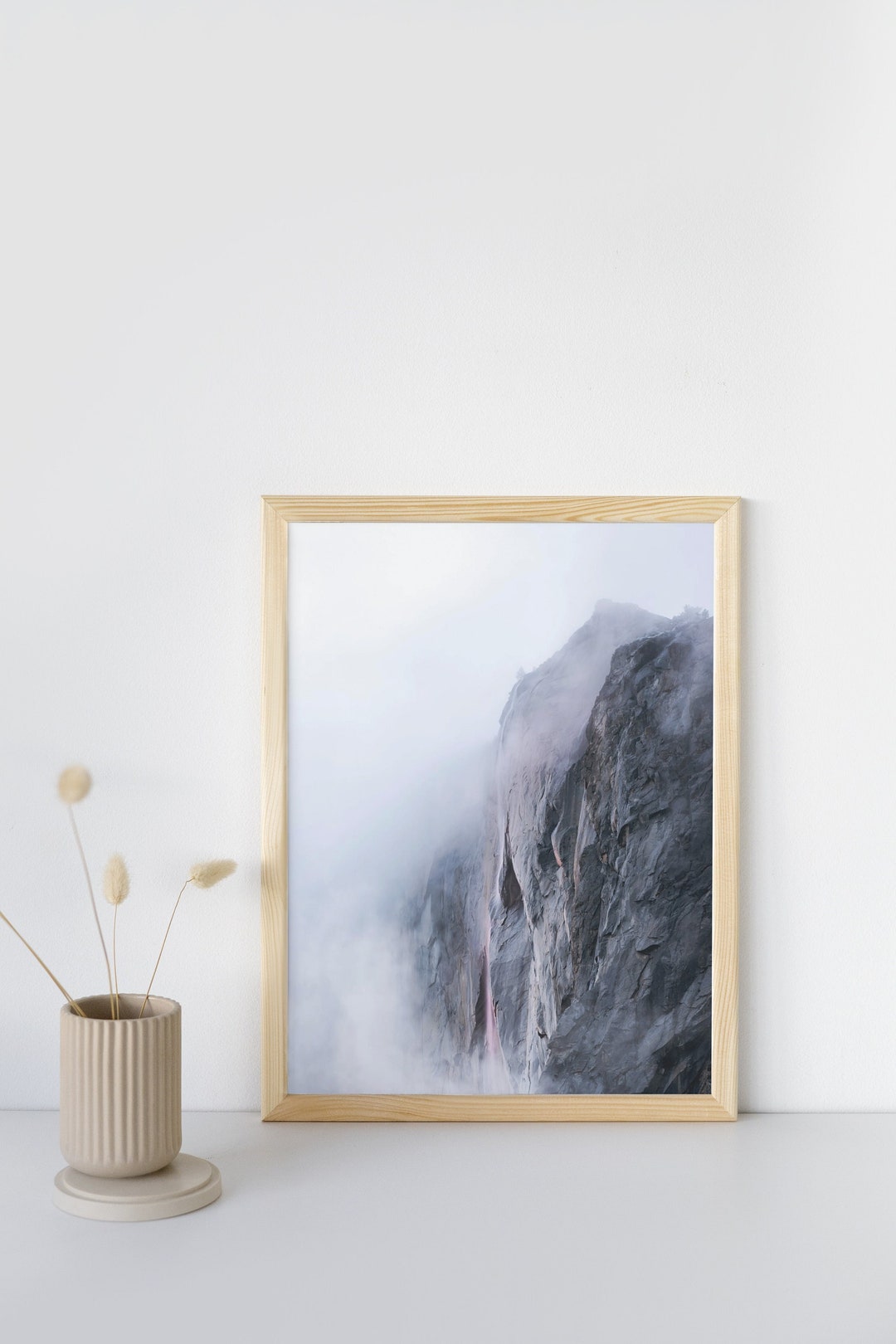 Yosemite Firefall Print: Horsetail Fall Sunset, Winter Storm - Etsy