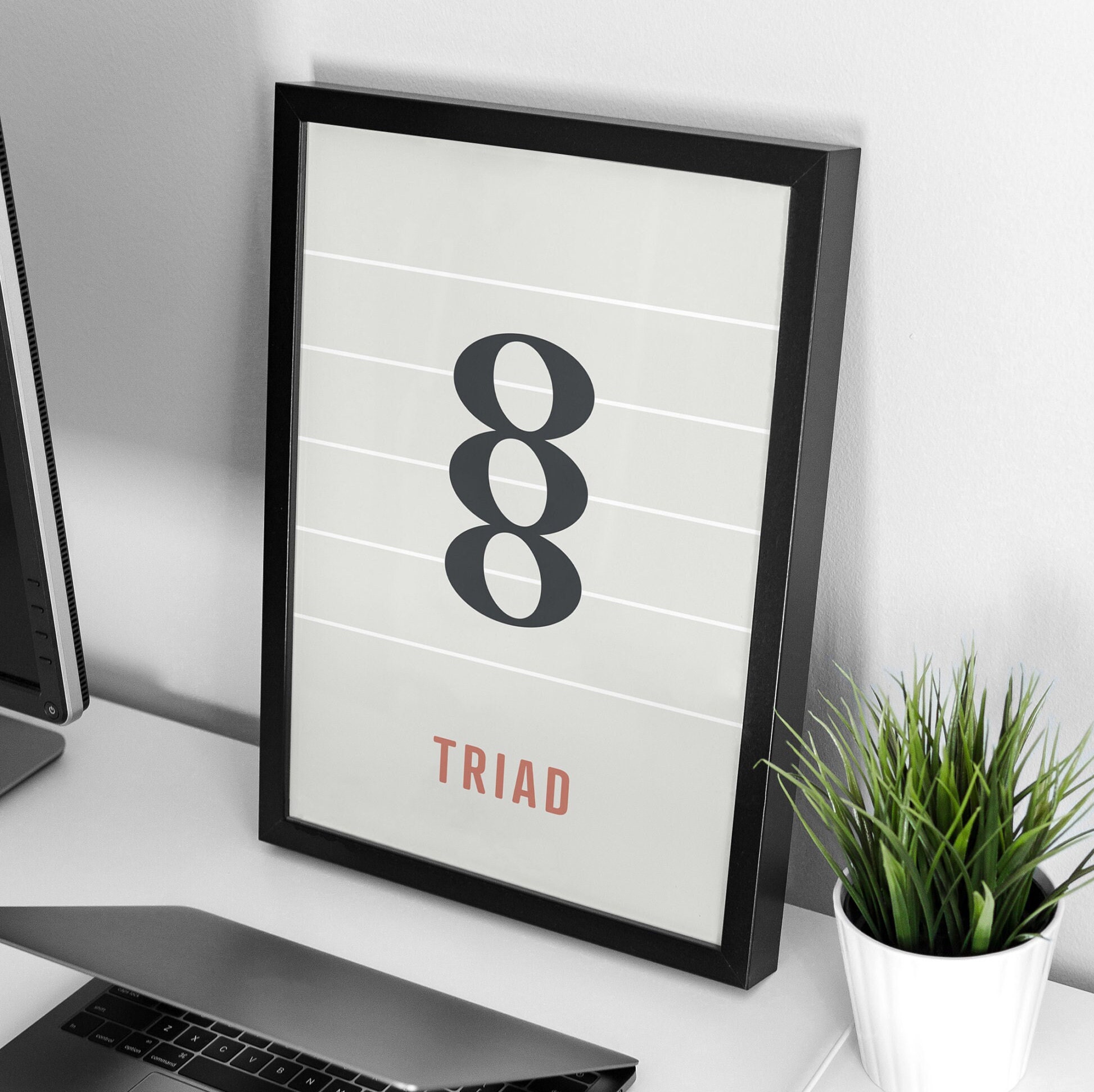 Triad Note Print Music Theory Poster Triad Chord Musical - Etsy