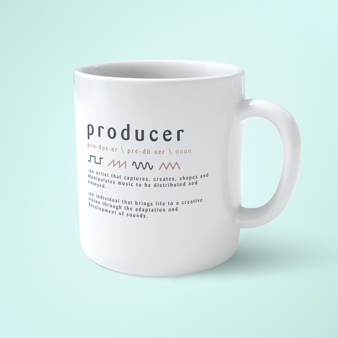 Music Producer Definition Mug - Producer Coffee Mug, Synthesizer ...