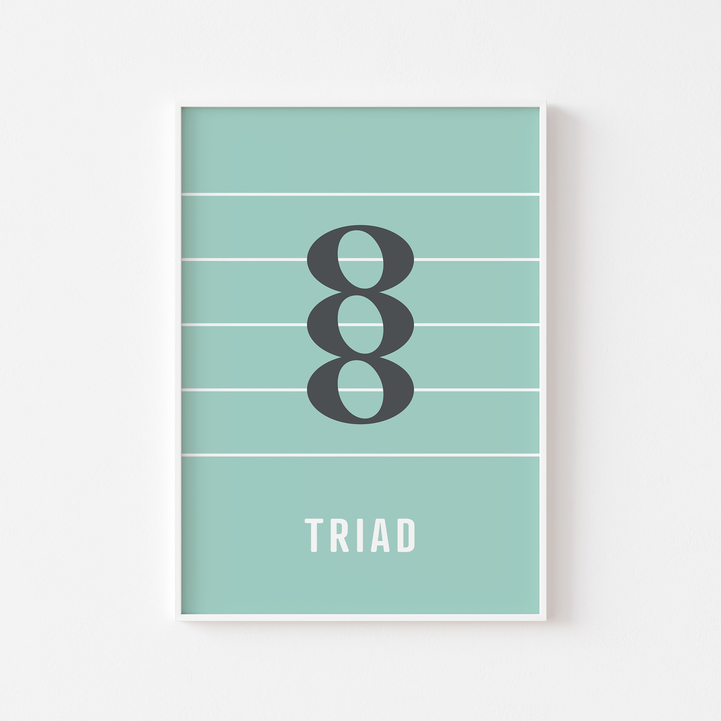 Triad Note Print Music Theory Poster Triad Chord Musical - Etsy