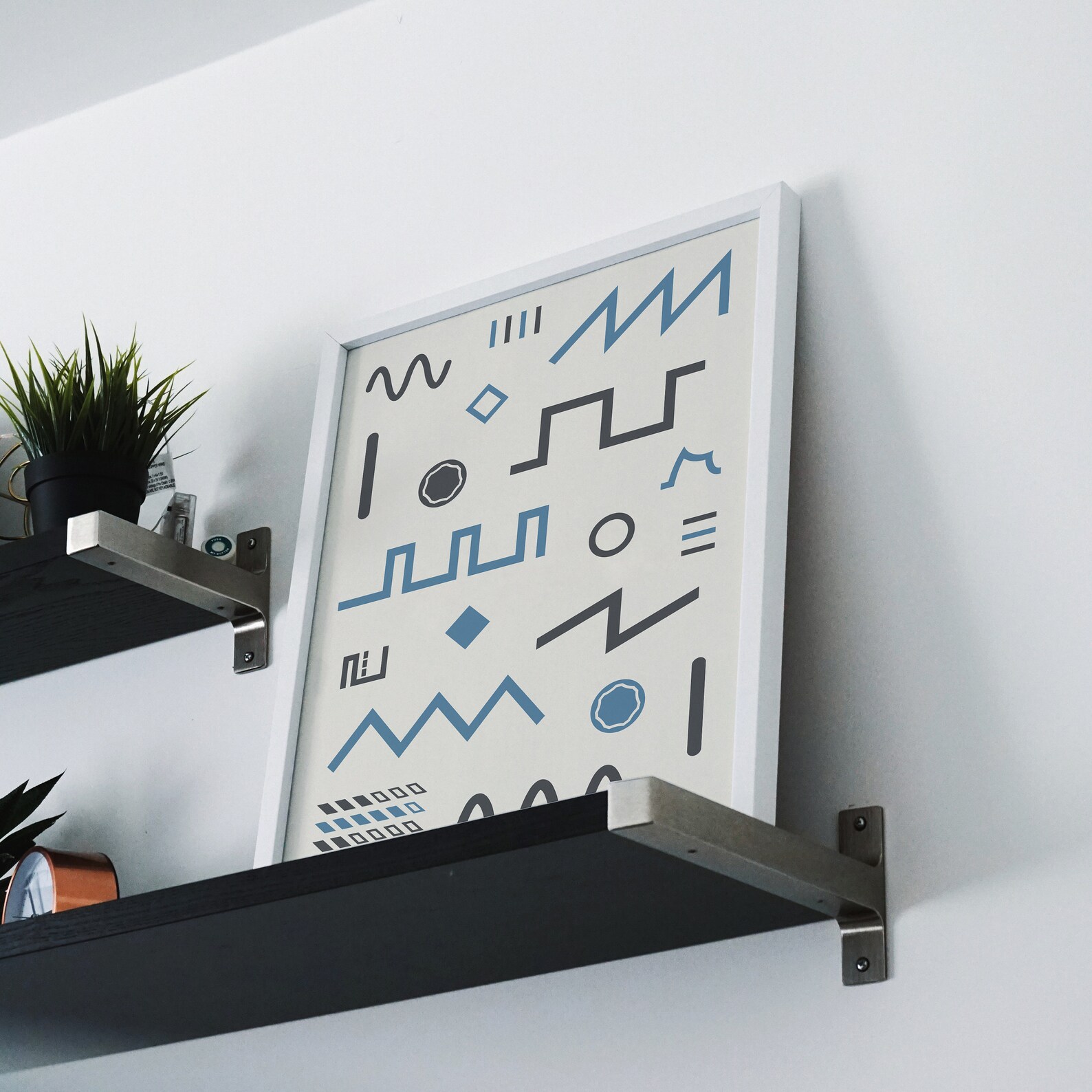 Synthesizer Waveform Print - Synth Music Poster, Oscillator Waveforms ...