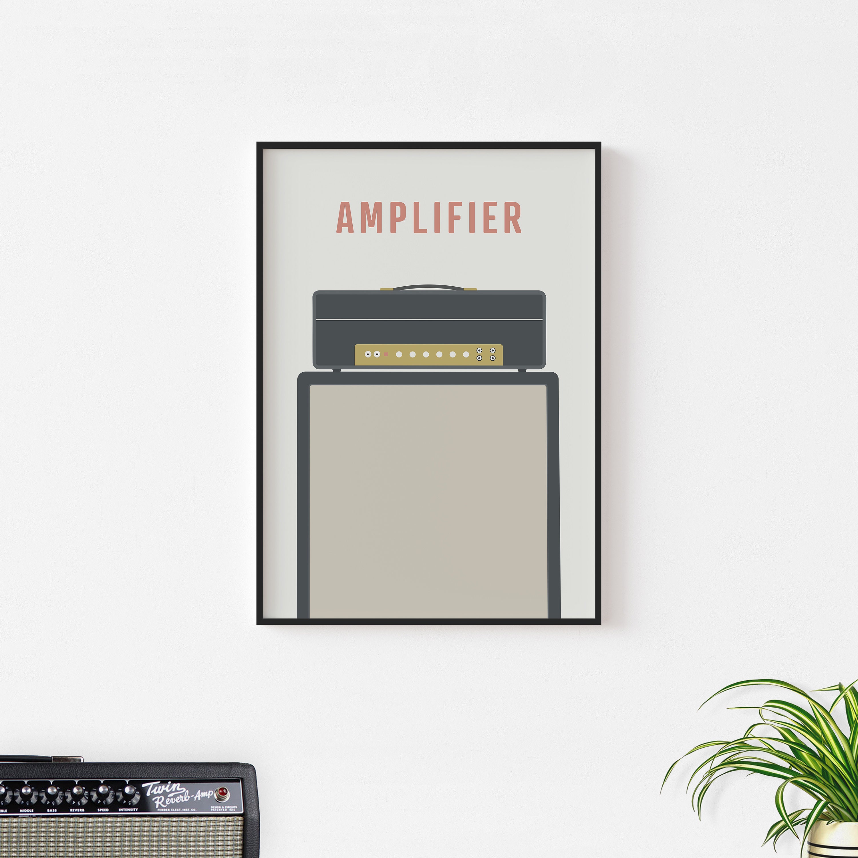 Amplifier Print - Guitar Amp Poster, Guitarist Music Poster, Vintage ...