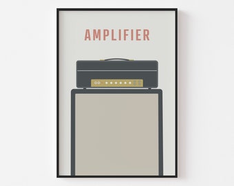 Marshall Amp Poster - Etsy