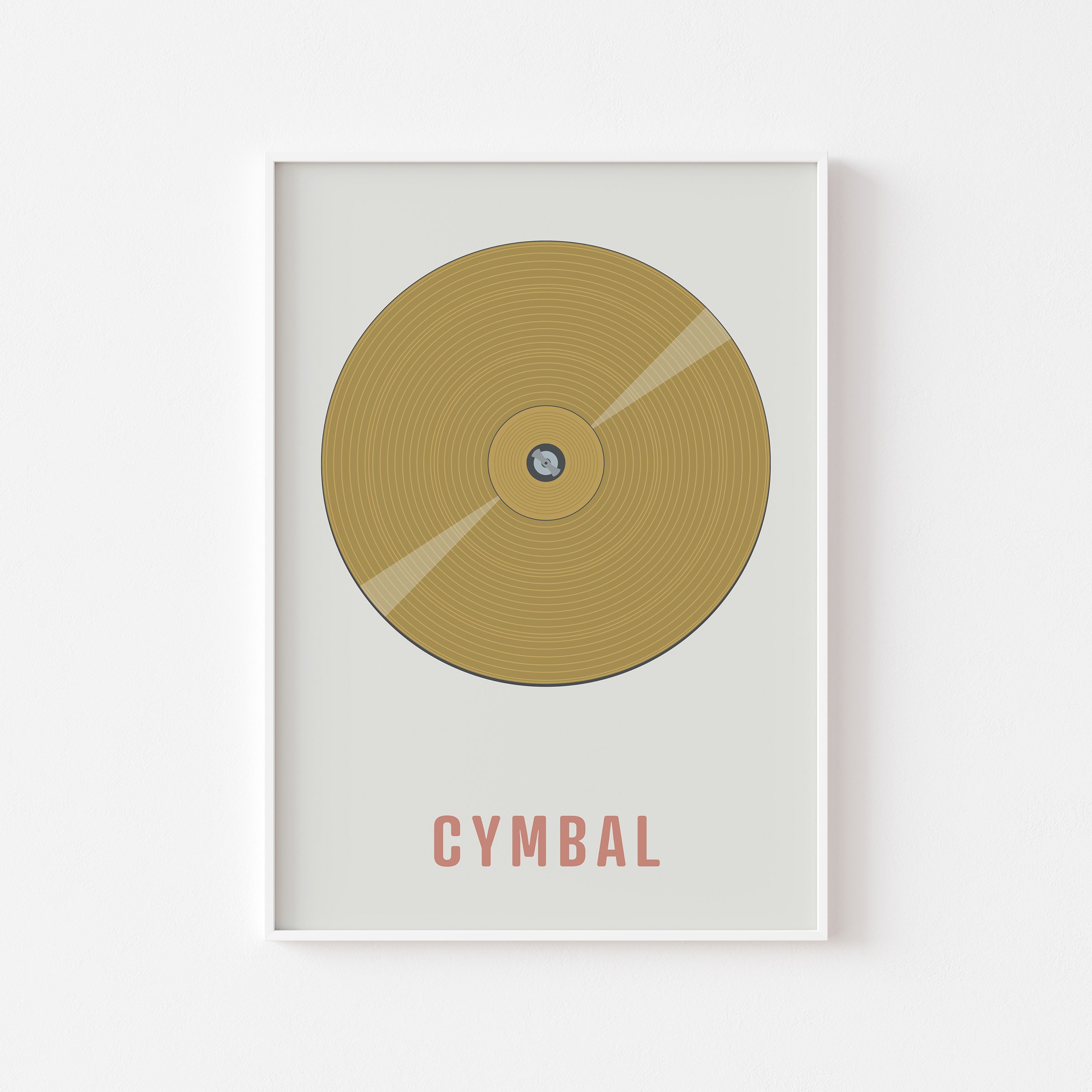 Cymbal Print Drum Music Poster Percussion Print Musical - Etsy