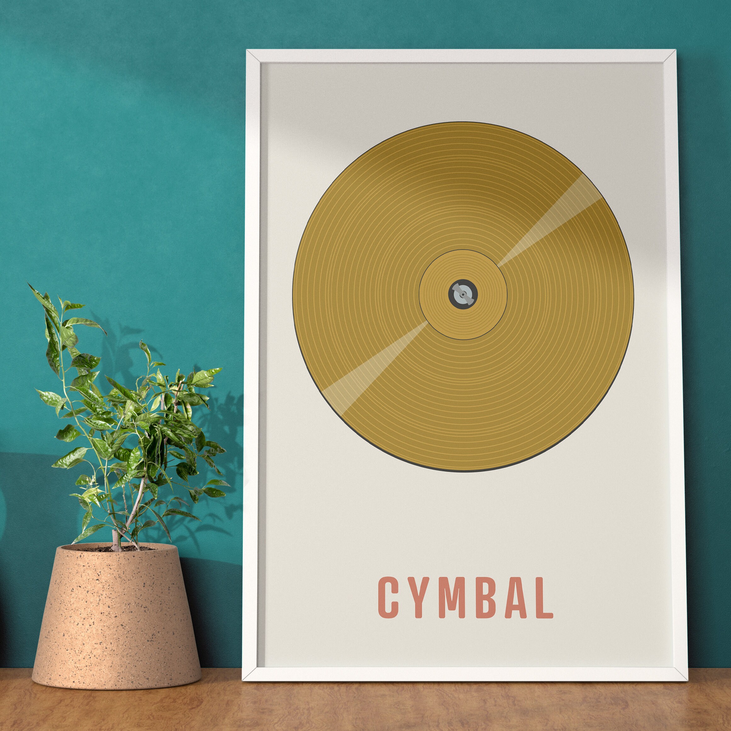 Cymbal Print Drum Music Poster Percussion Print Musical - Etsy