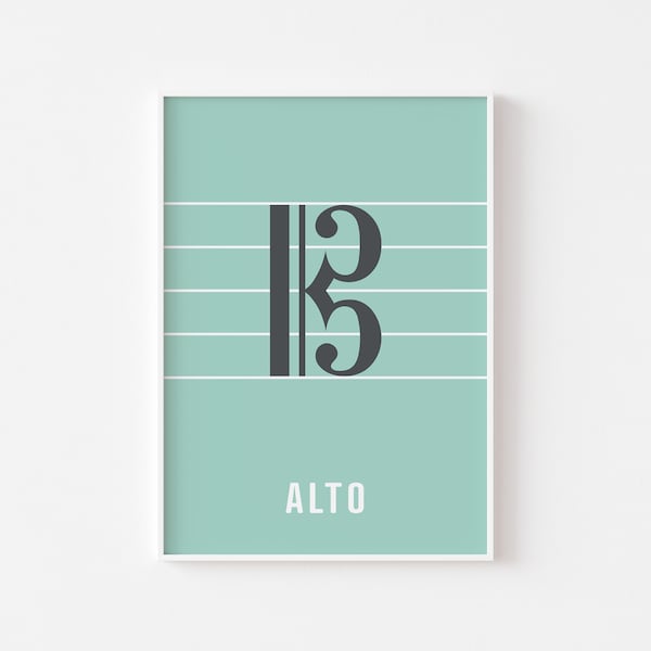 Alto Clef - Etsy