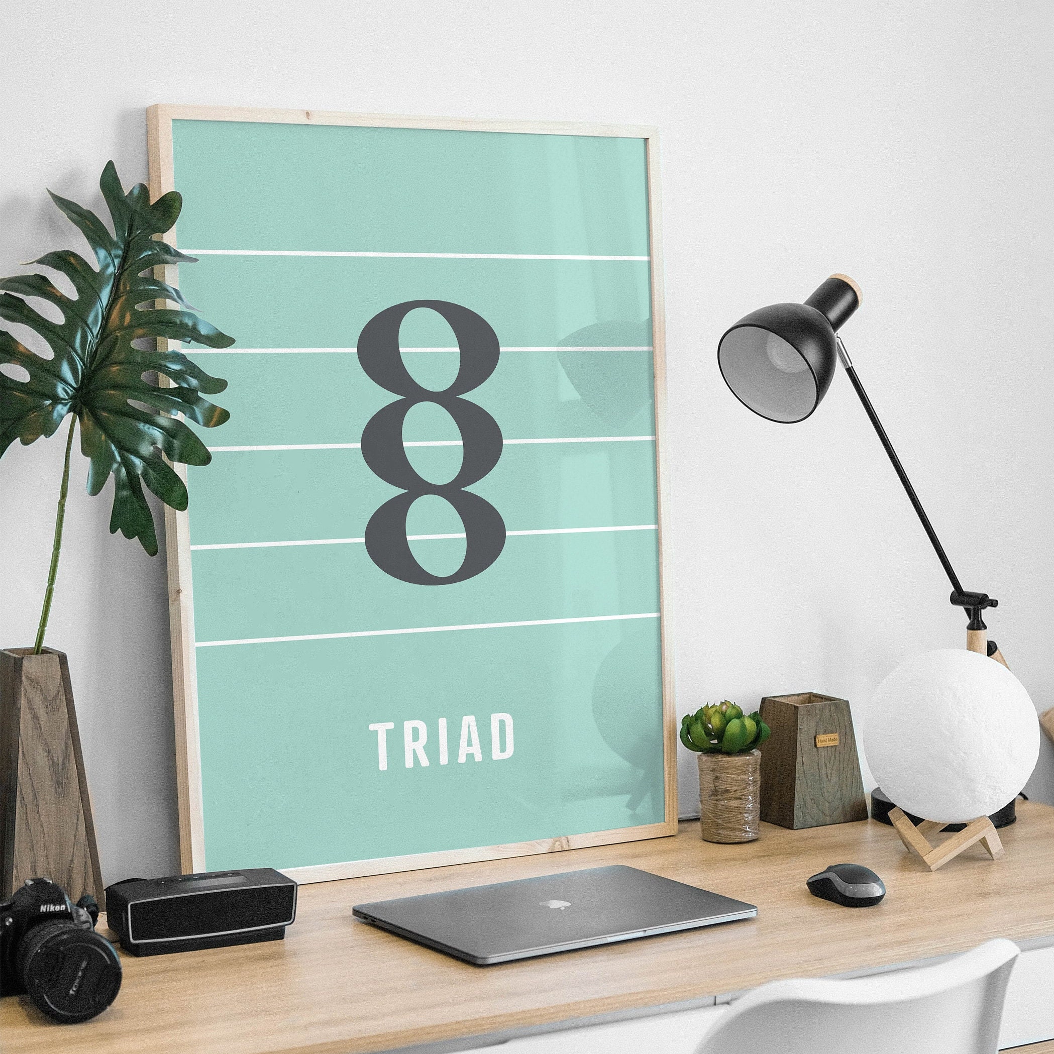 Triad Note Print Music Theory Poster Triad Chord Musical - Etsy