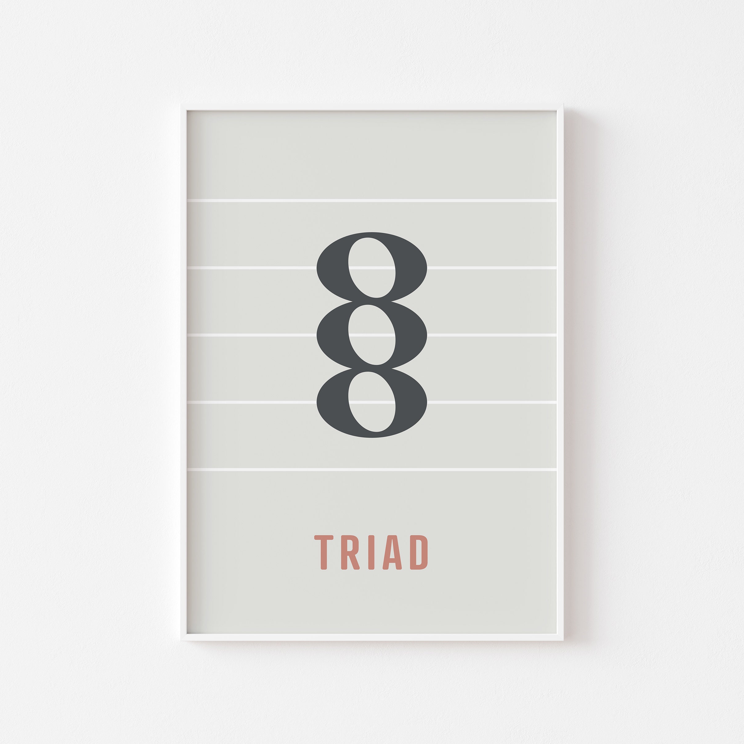 Triad Note Print Music Theory Poster Triad Chord Musical - Etsy