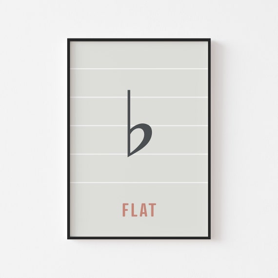 Flat Symbol Music