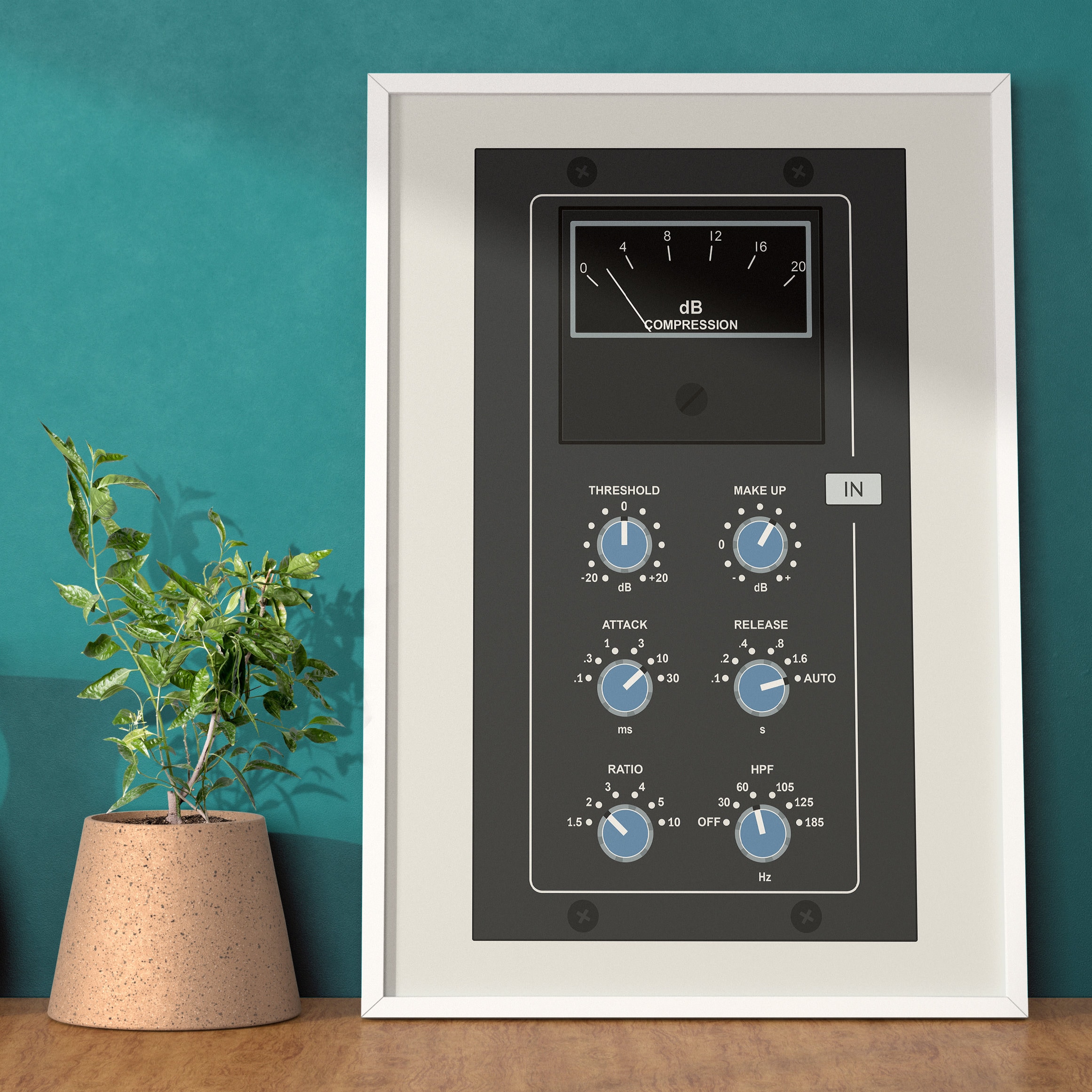 Compressor Module Print Music Producer Poster, SSL Print, Music Studio ...