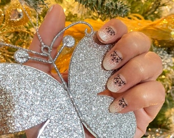 Winter Nail Polish Wraps - Etsy