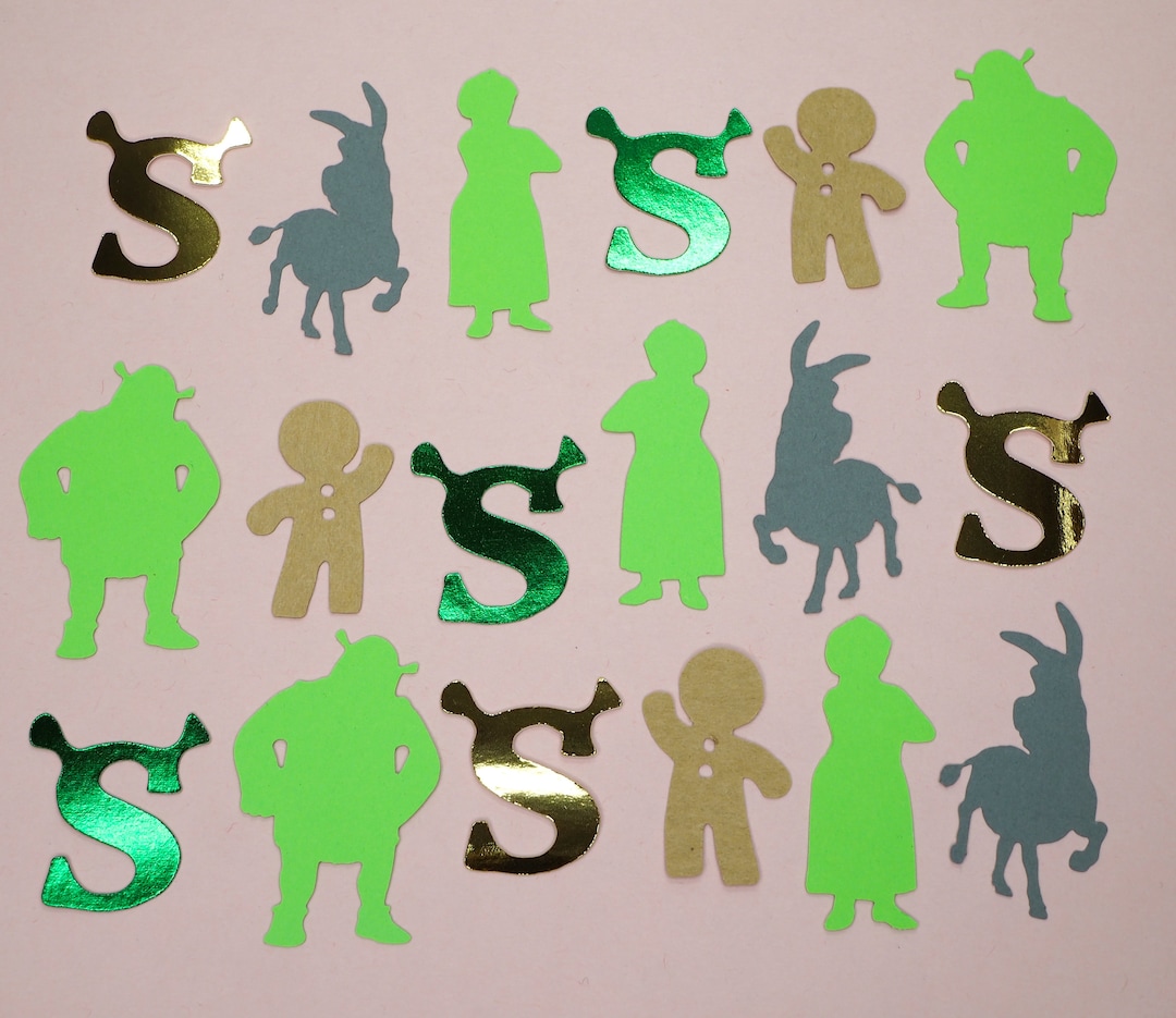 Shrek Confetti | Shrek Birthday Confetti | Shrek Party Decor | Shrek ...