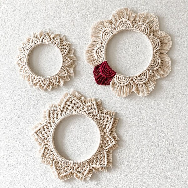 Round Macrame Wall Hanging - Etsy