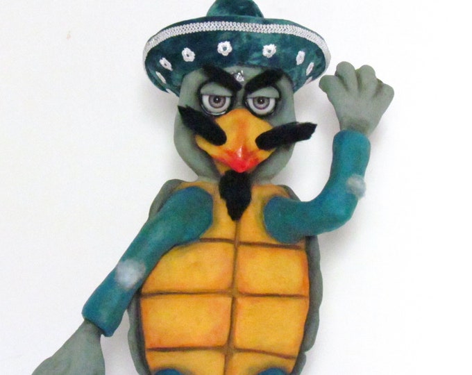 Tito Turtle Inspired 17 Clay Sculpture Figure Willy's Wonderland - Etsy