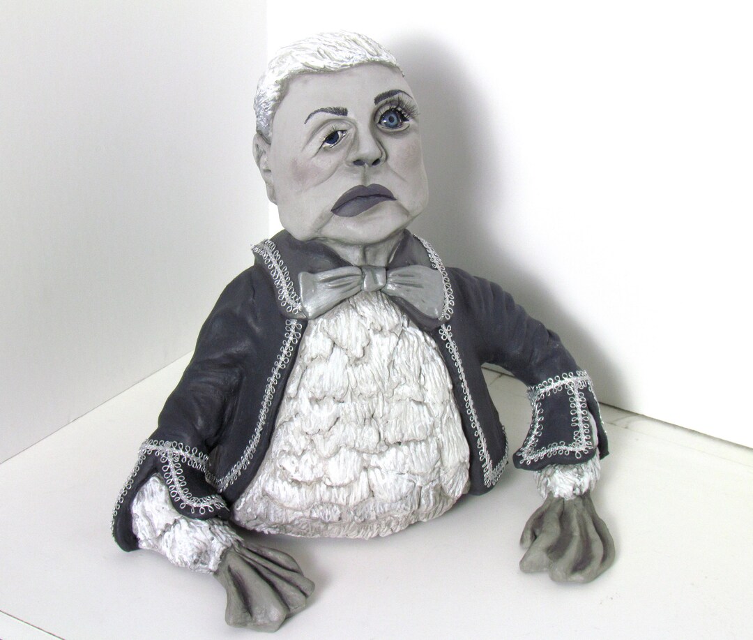 Cleopatra as Human Chicken Clay Sculpture 10" Inspired by 1932 Movie ...