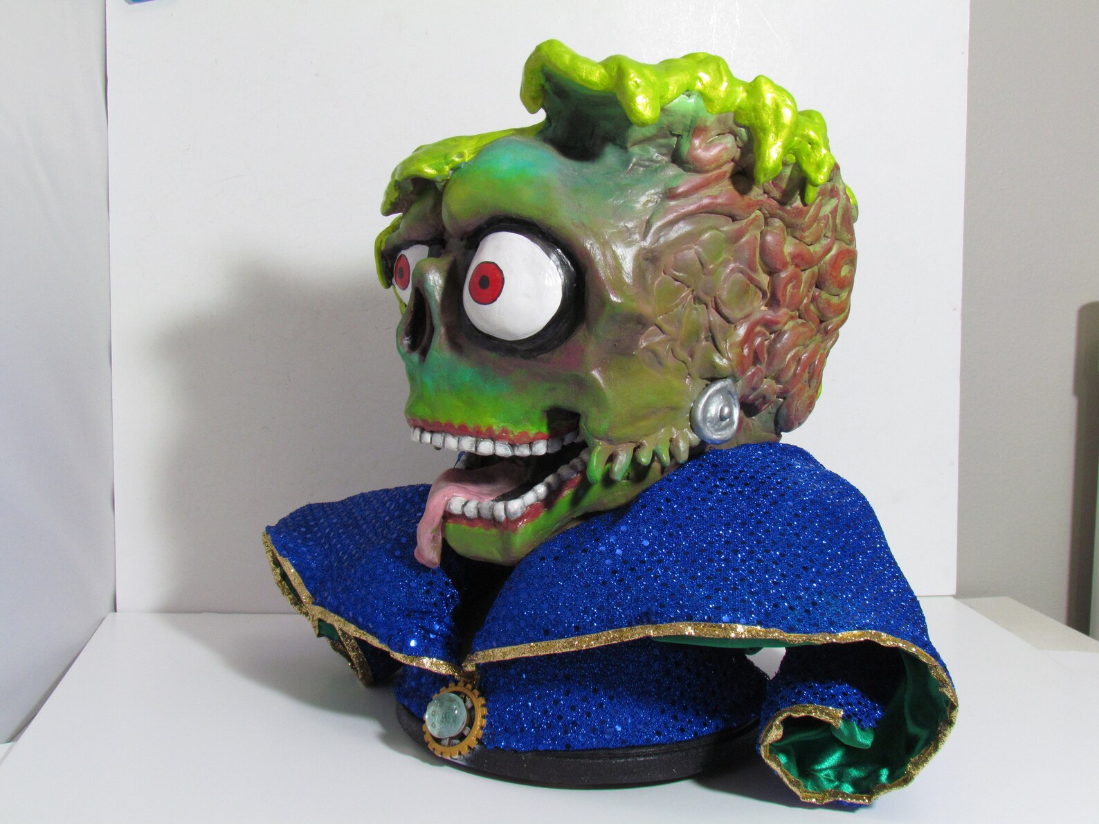 Mars Attacks Inspired Martian Leader Battle Damage Life Size - Etsy
