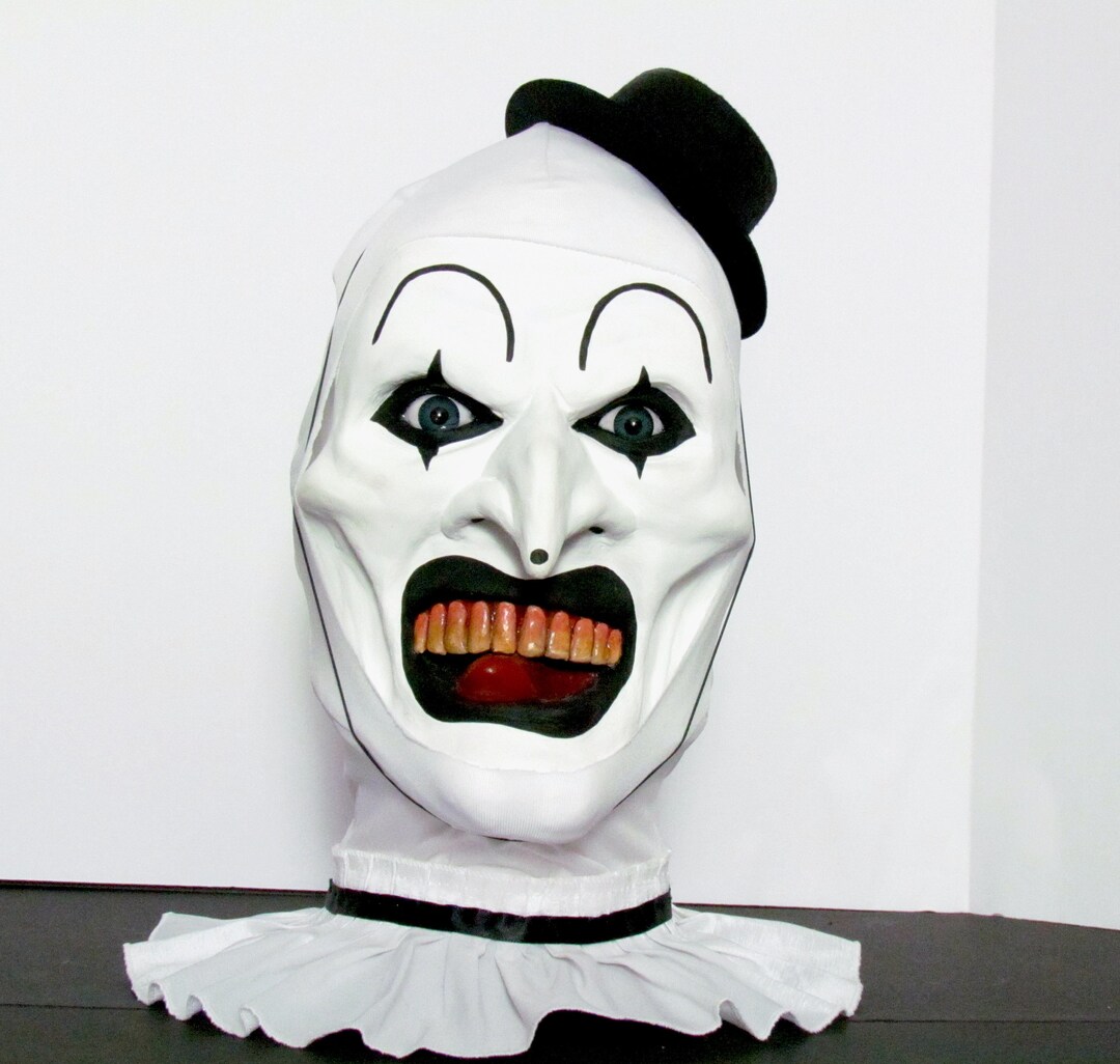 Scary Horror Clown Clay Sculpture Bust Handmade - Etsy