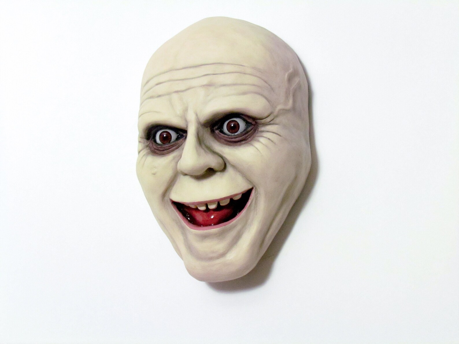 Uncle Fester Wall Hanger Clay Sculpture Life Size the Addams Family - Etsy