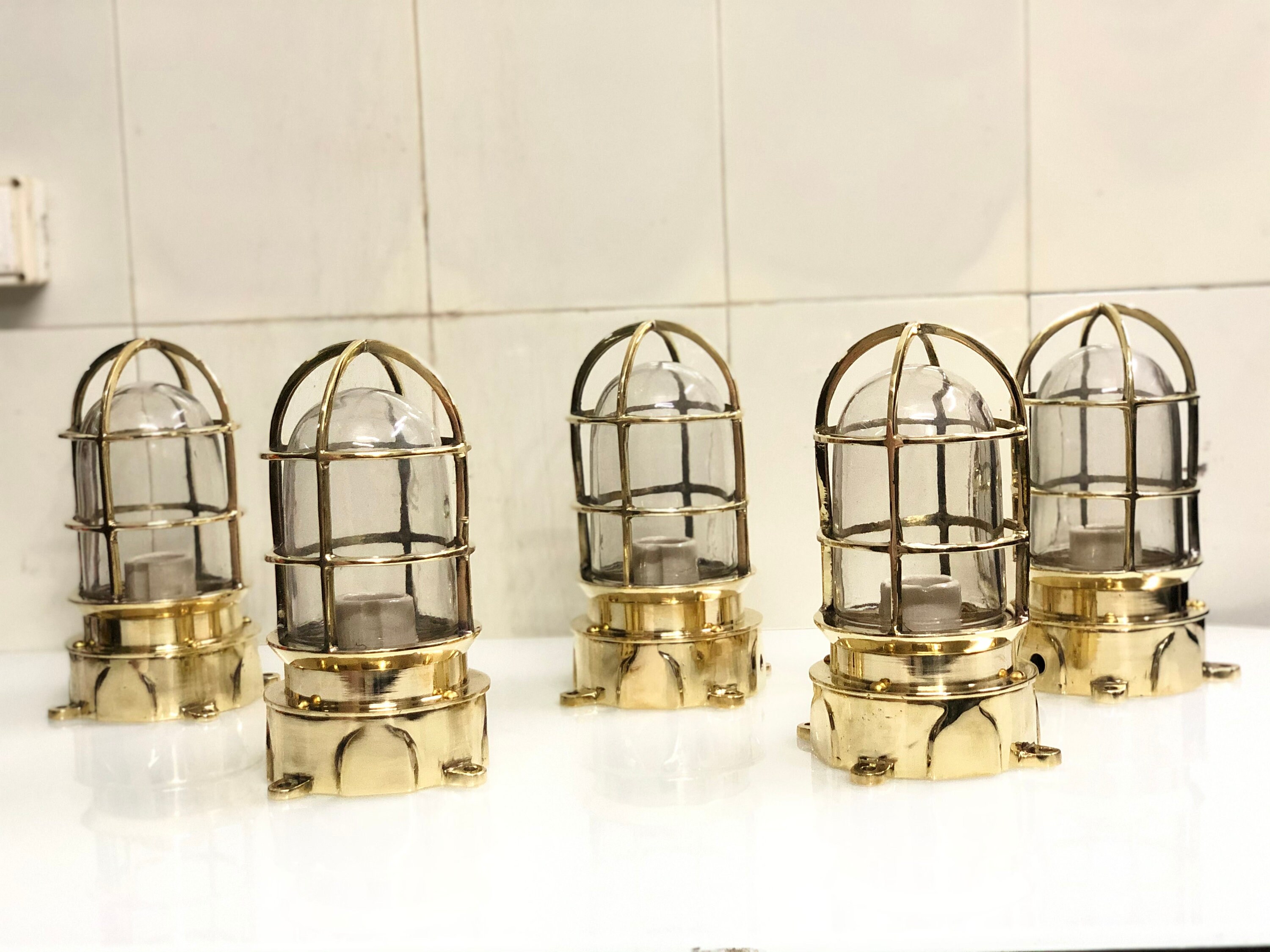 Sconces Home & Living New Marine Brass Solid Nautical Ship Mount ...