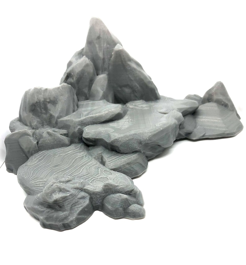 Rock Terrain Mordor Inspired MESBG Wargaming Terrain Dnd - Etsy