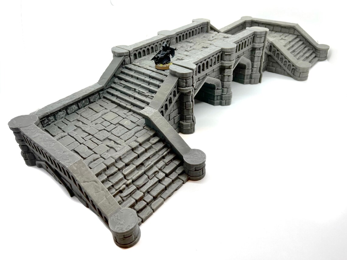 Gondor Inspired Bridge Tabletop Terrain LOTR Arkenfel | Etsy