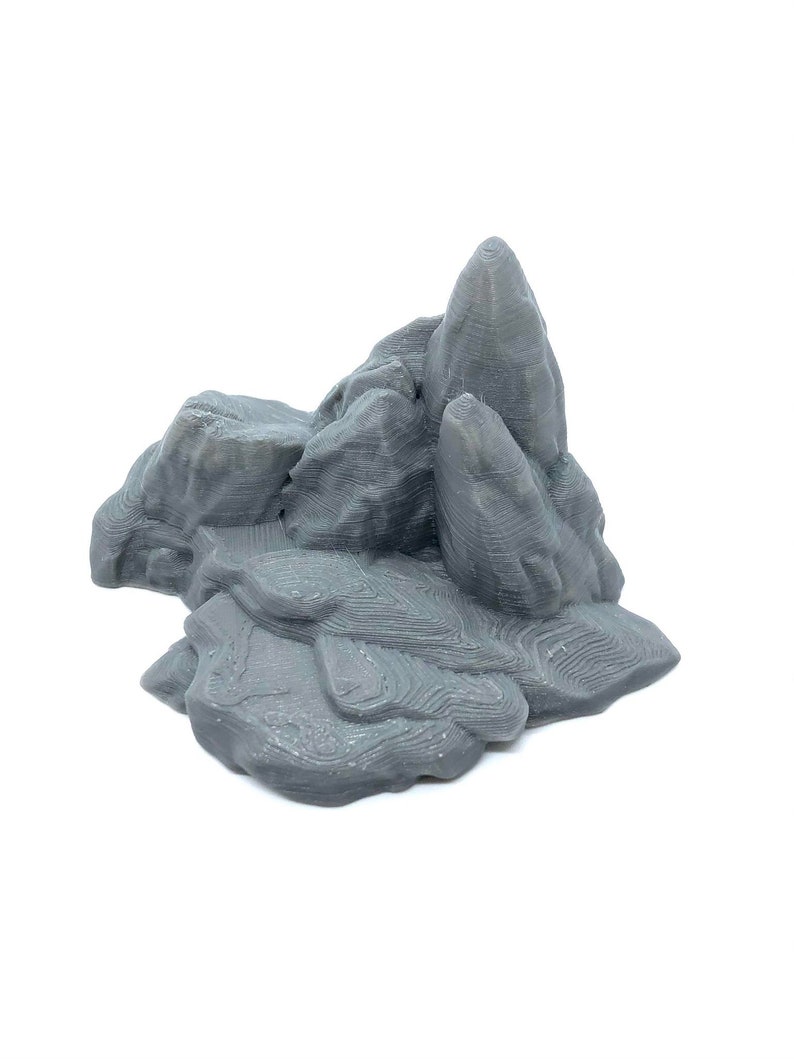Rock Terrain Mordor Inspired MESBG Wargaming Terrain Dnd - Etsy