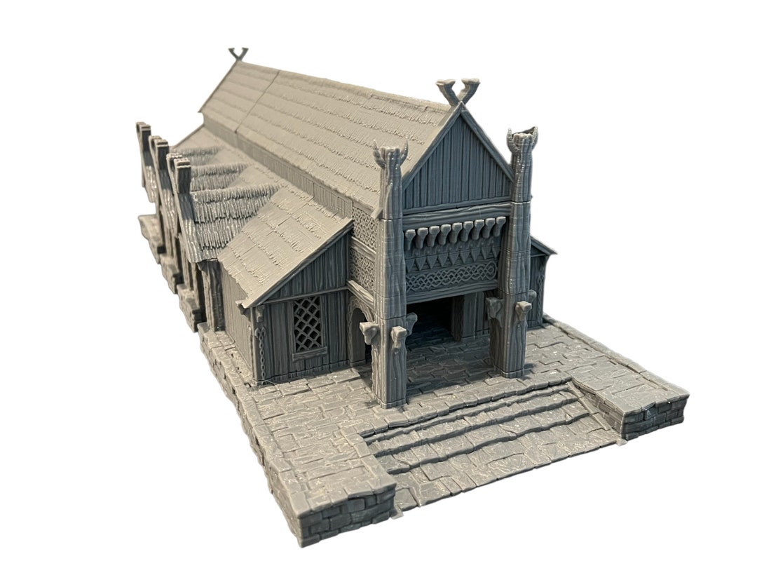 Rohan Inspired Hall Meduseld Celtic Saxon Mesbg - Etsy