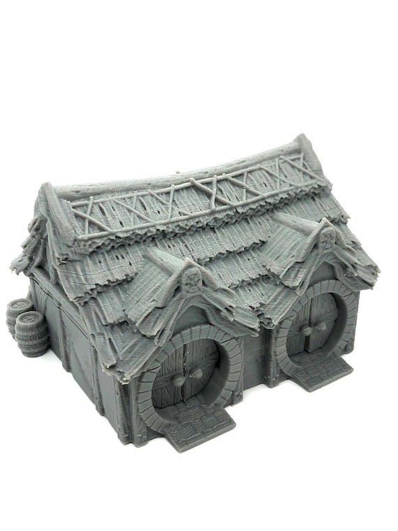 Halfling Stable Shire Hobbit Inspired Tabletop Terrain LOTR - Etsy