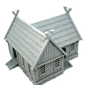 Rohan Inspired House 3 | Edoras | Celtic | Saxon | Mesbg - Etsy