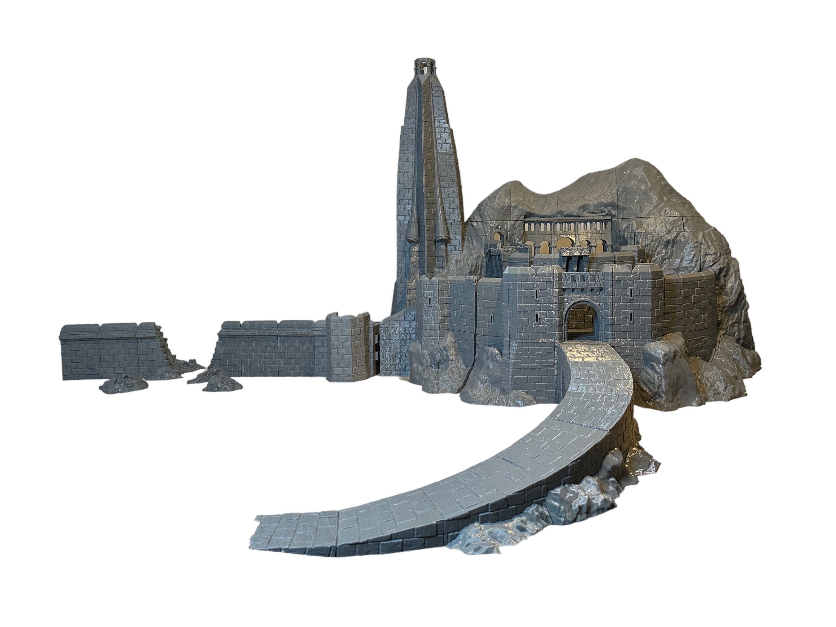 Helms Deep Inspired Fortress | Wargaming Terrain | MESBG | TTRPG | Dnd ...